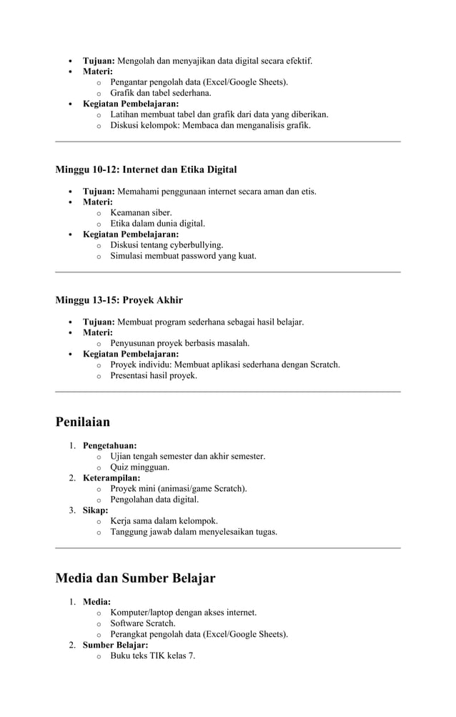 Modul Ajar TIK Kelas 7 SMP Semester Genap.docx