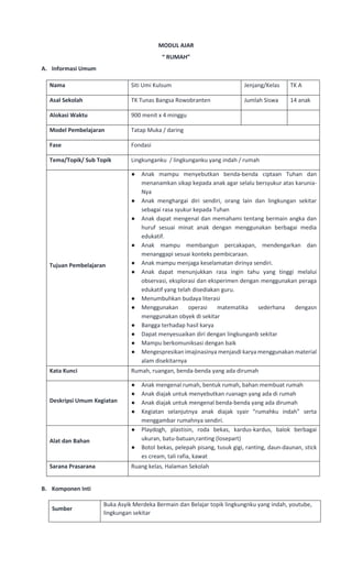 Modul Ajar untuk TK kelas A dan Kelas B.docx