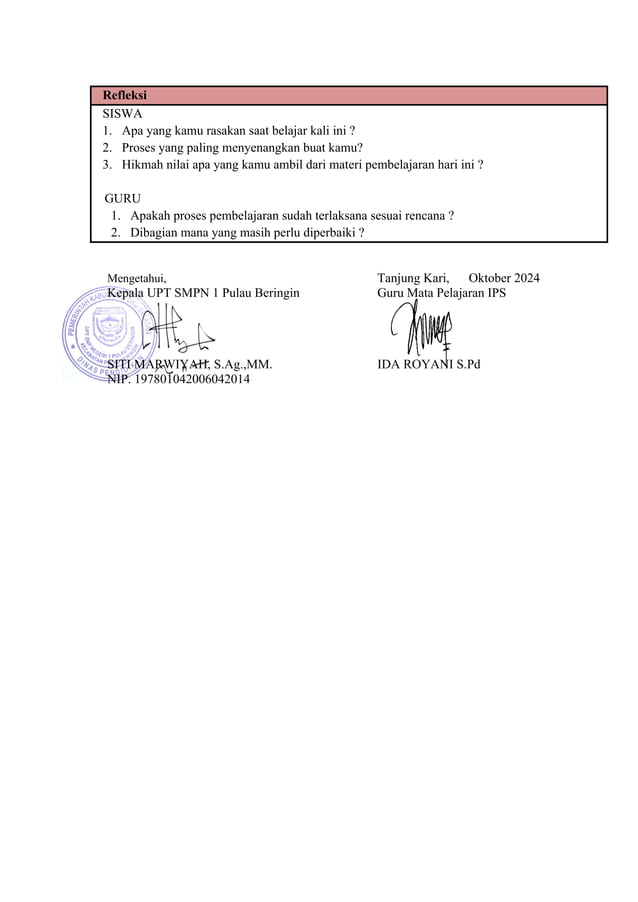 MODUL AJAR ILMU PENGETAHUAN TERPADU, UNTUK BAHAN AJAR UKIN.docx