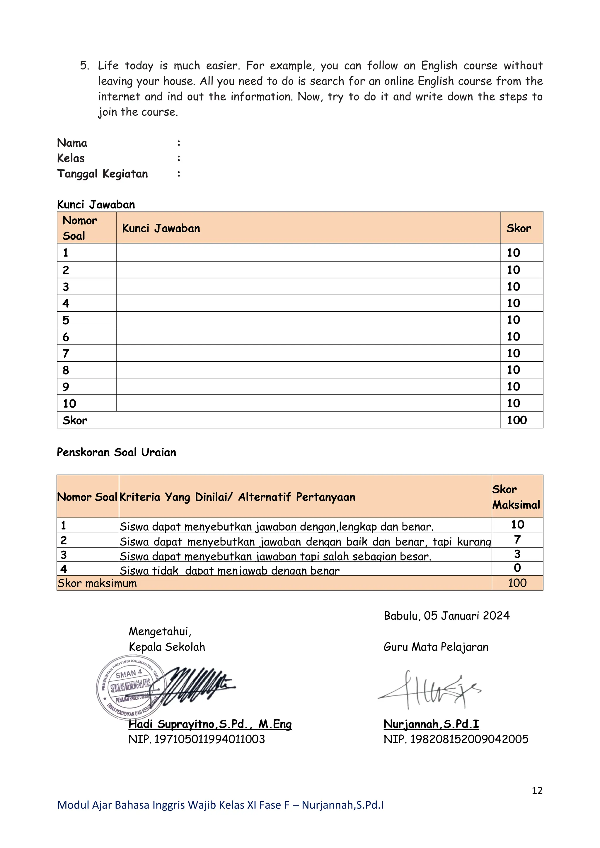 Modul Ajar Unit 5 Pertemuan Ke 7 Personal Money Management.pdf
