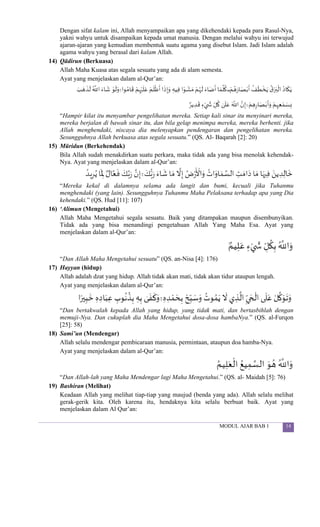 Modul Ajar 10 Bab 1 - Sifat wajib, mustahil dan jaiz Allah Swt.pdf