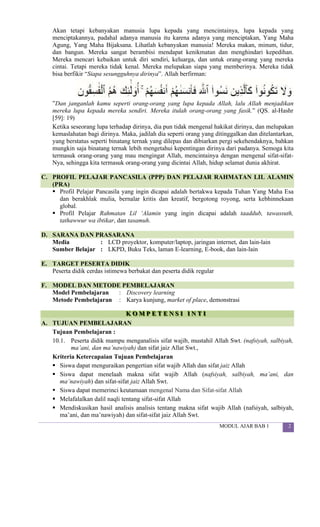 Modul Ajar 10 Bab 1 - Sifat wajib, mustahil dan jaiz Allah Swt.pdf