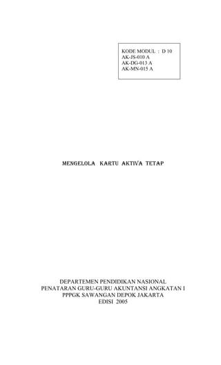 Modul aktiva tetap | PDF