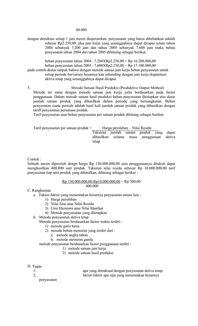 Modul aktiva tetap | PDF