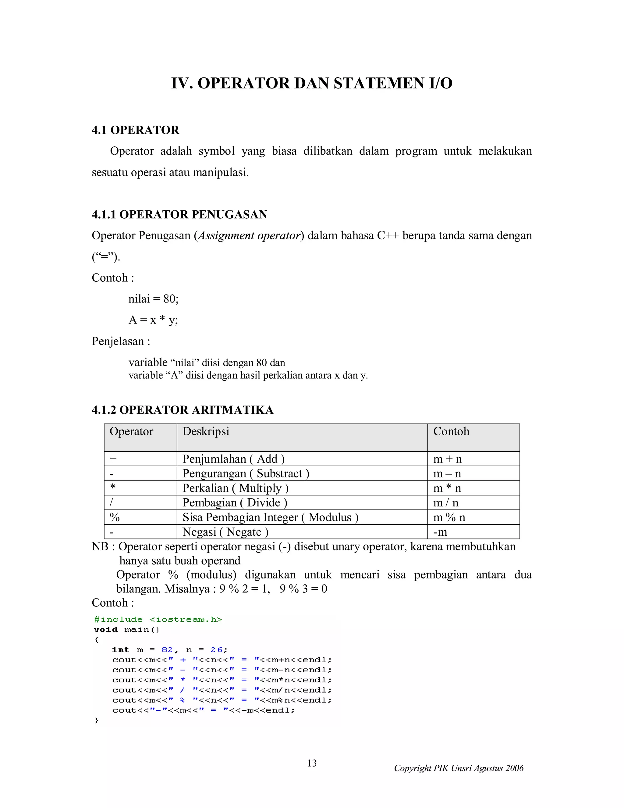 Modul algoritma dan pemograman | PDF