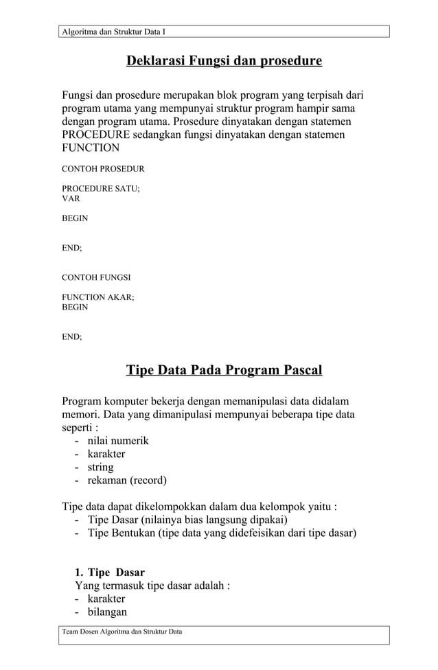 Modul algoritma dan struktur data i | DOC