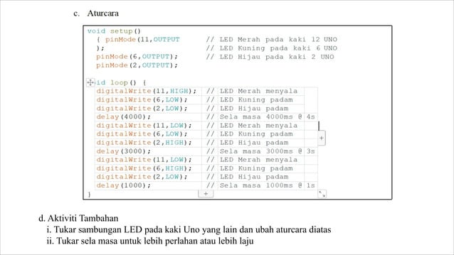 Simulasi Modul Amali Arduino Tingkatan 2 RBT | PPT
