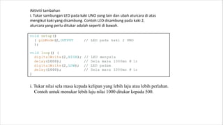 Simulasi Modul Amali Arduino Tingkatan 2 RBT | PDF