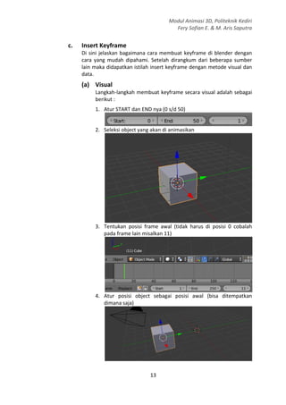 Modul Animasi 3D - Part 11 | PDF