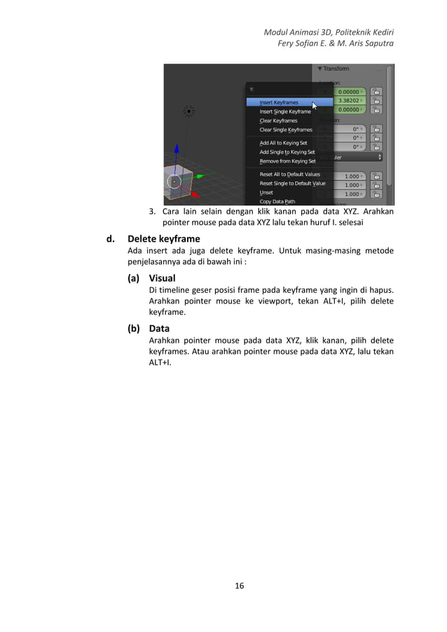 Modul Animasi 3D - Part 11 | PDF