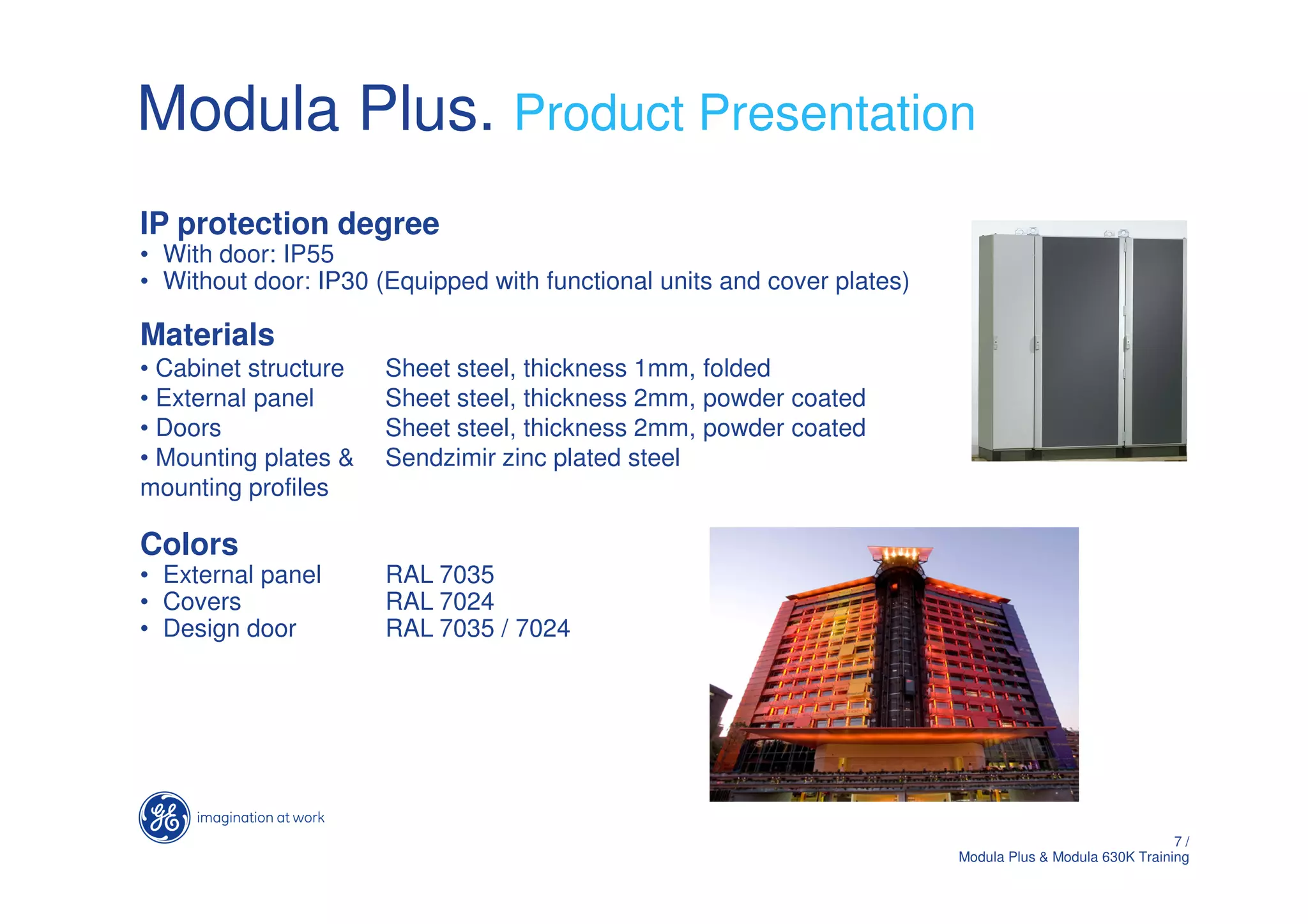 Modula Plus Modula 630 K Training | PDF