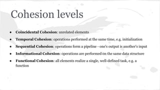 Modular Design - Laws and Principles - in OOP and FP | PPT