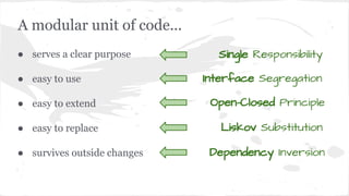 Modular Design - Laws and Principles - in OOP and FP | PPT