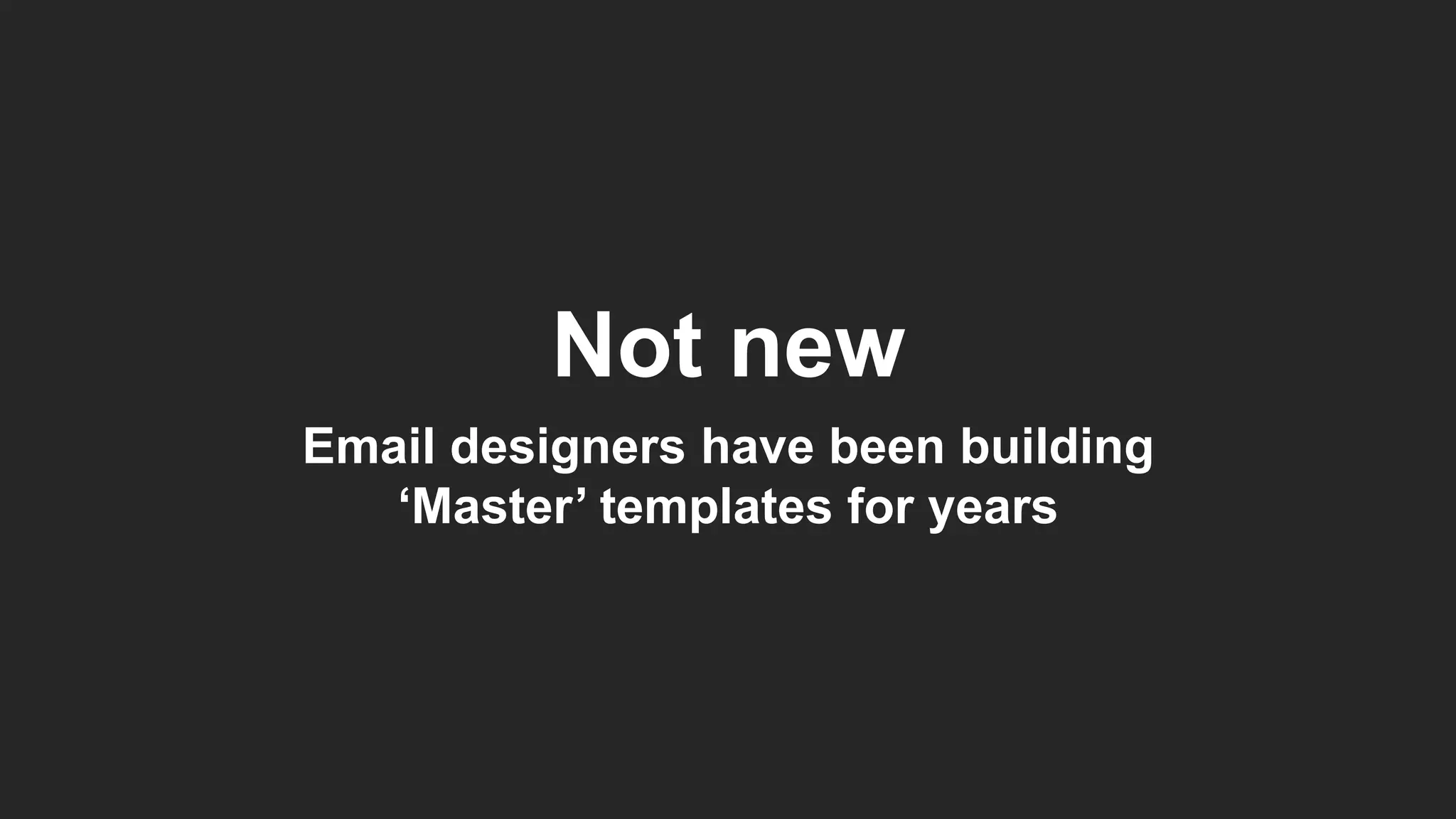 Modular email templates | PPT