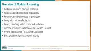 Modular Licensing and Software Protection | PDF