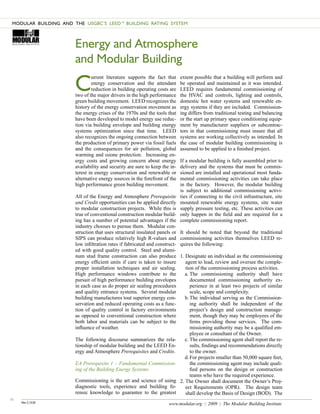Modular Construction & LEED | PDF