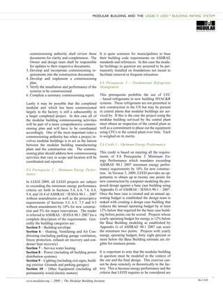 Modular Construction & LEED | PDF