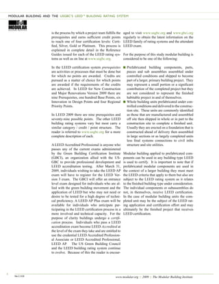 Modular Construction & LEED | PDF