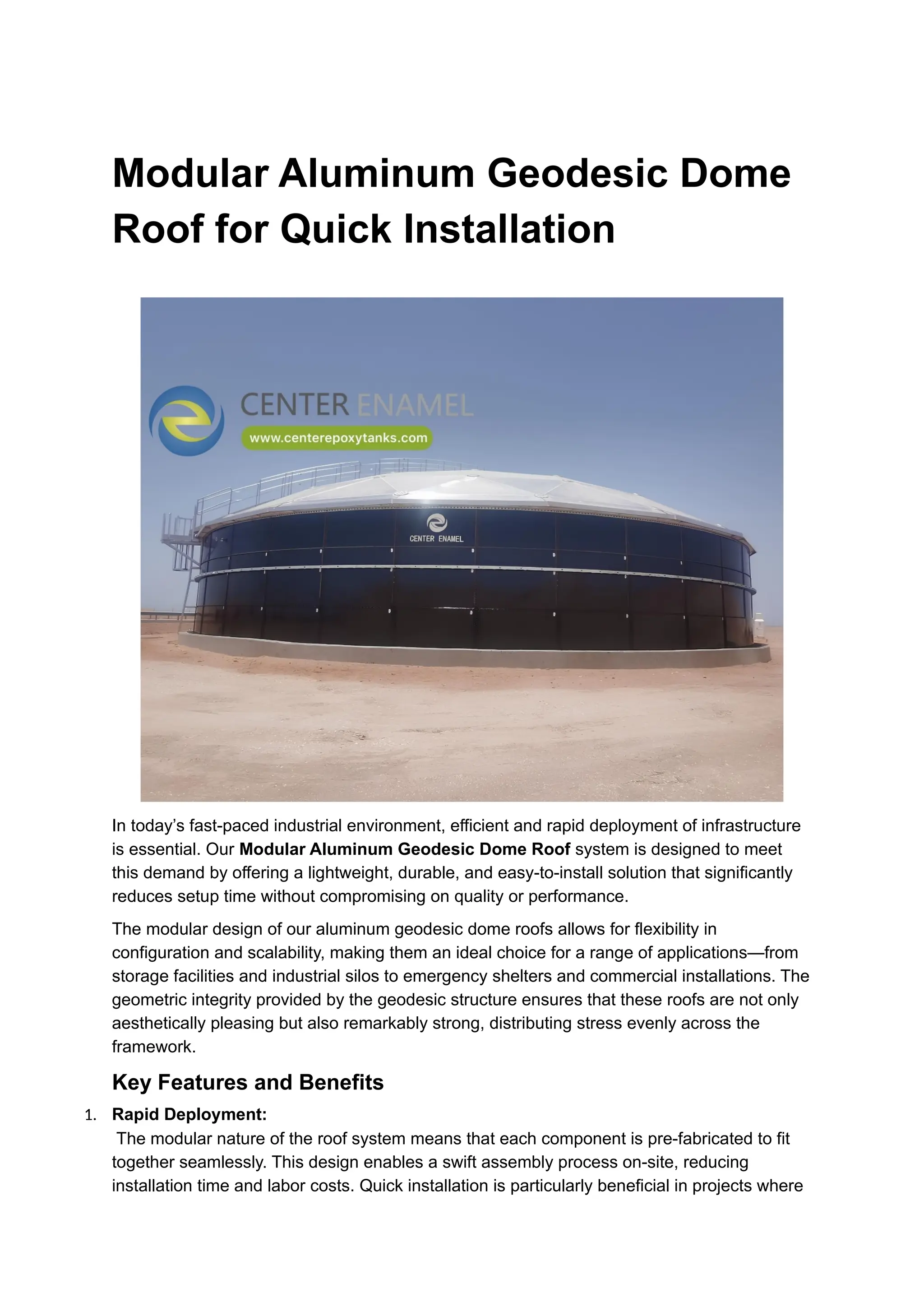Modular Aluminum Geodesic Dome Roof for Quick Installation.docx