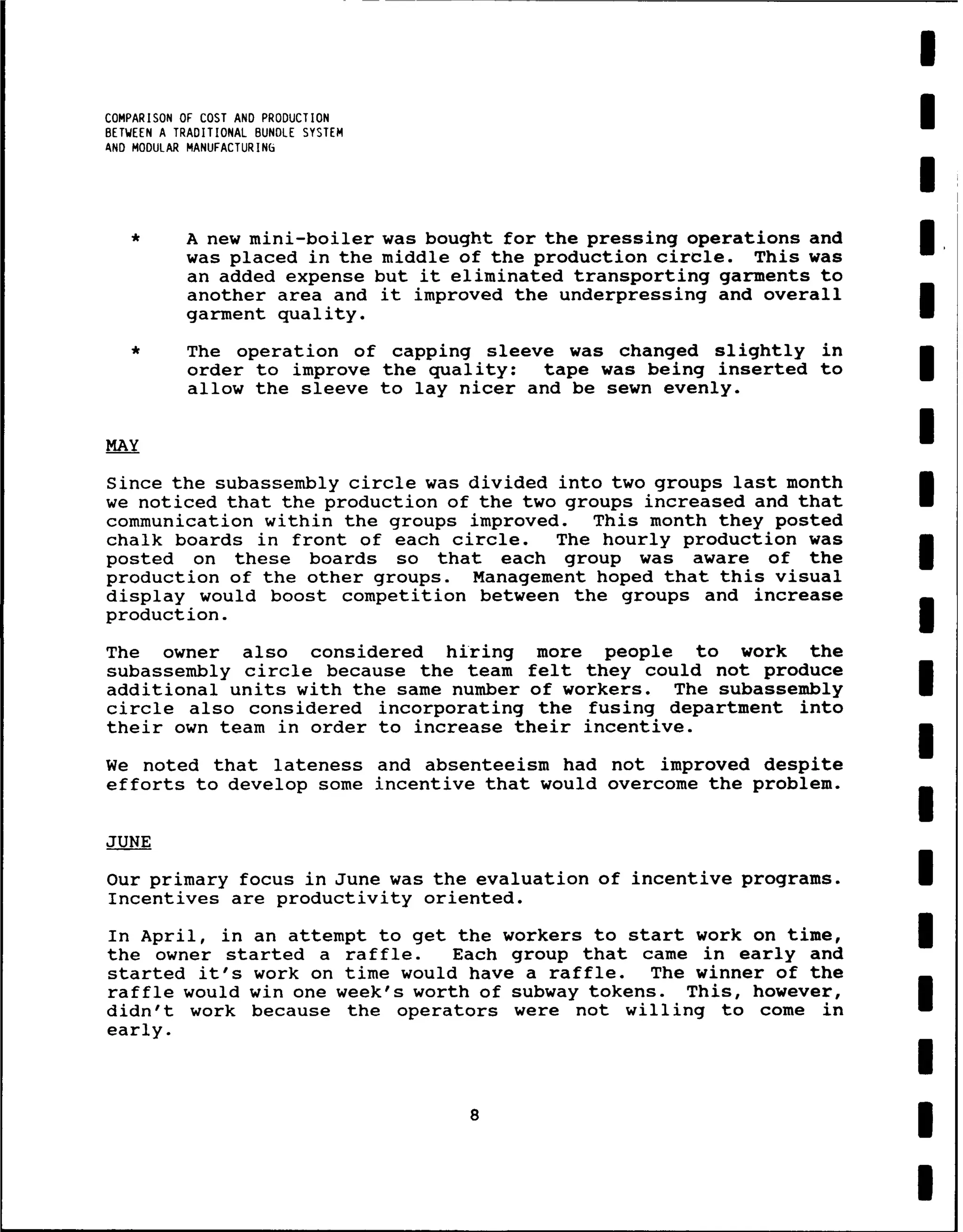 Modular and traditional bundle production system.pdf | Manufacturing Industry | Industries