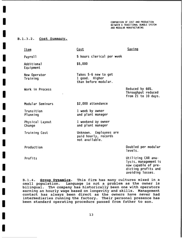 Modular and traditional bundle production system.pdf | Manufacturing Industry | Industries
