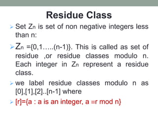 Modular arithmetic | PPTX