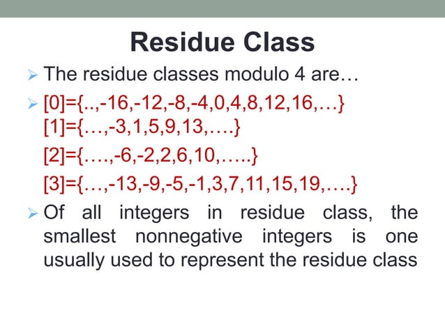 Modular arithmetic | PPTX | Computing | Technology & Computing