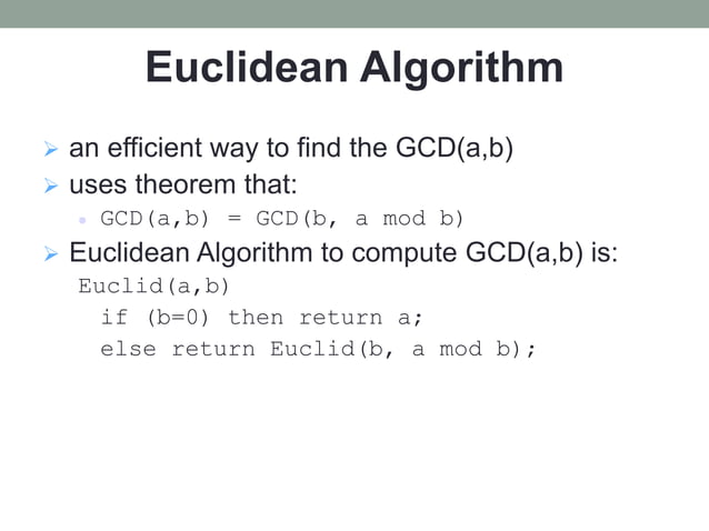 Modular arithmetic | PPTX | Computing | Technology & Computing