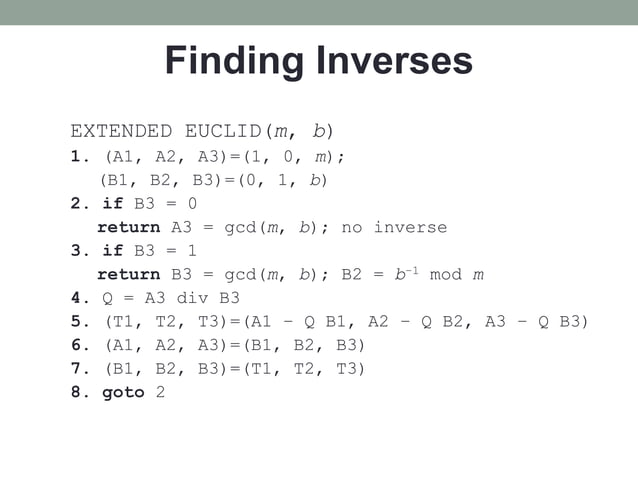 Modular arithmetic | PPTX | Computing | Technology & Computing
