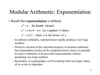 Modular Arithmetic concept in mathematics | PPT
