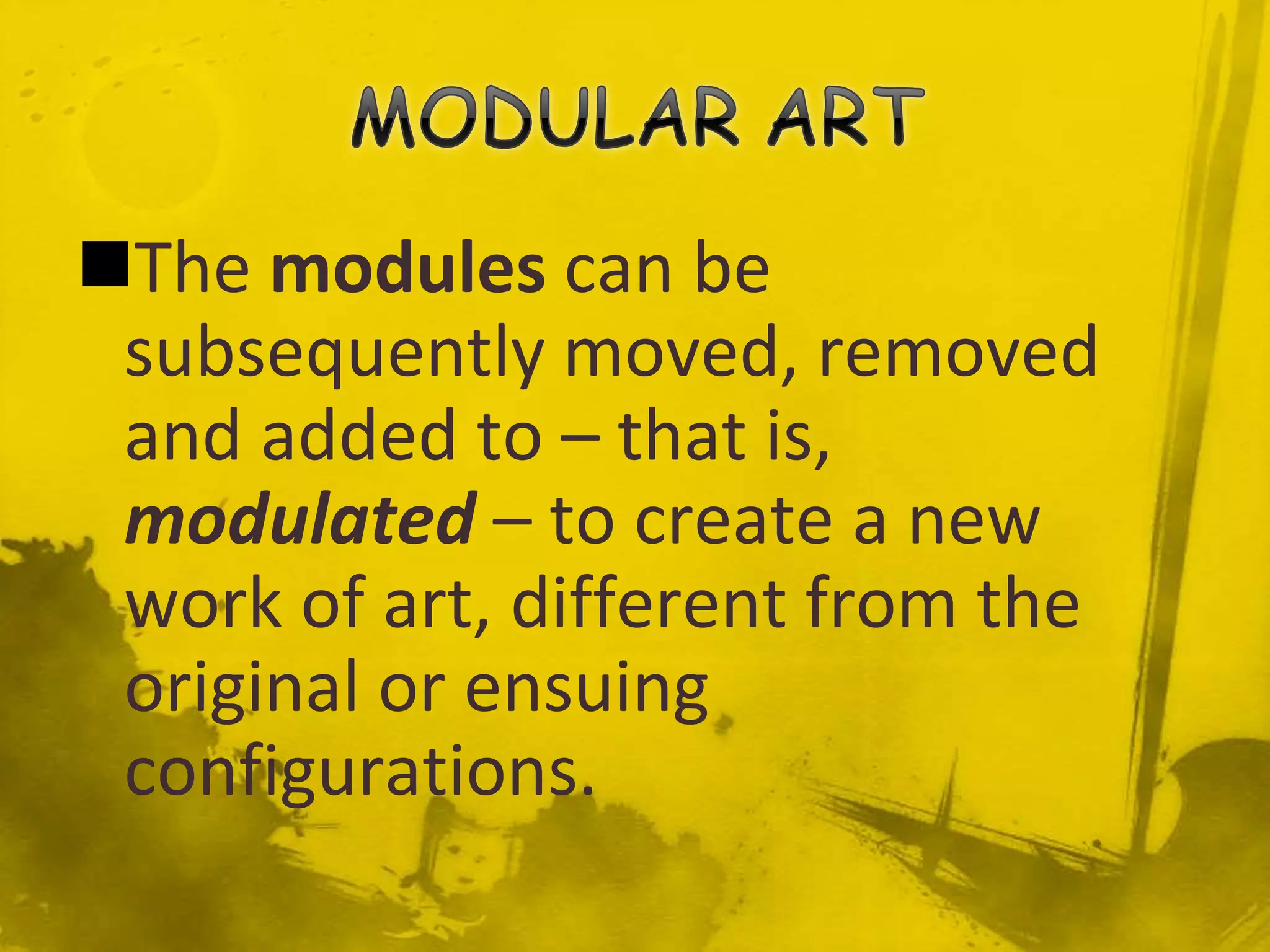 Modularart1 111202033452-phpapp01 | PPT