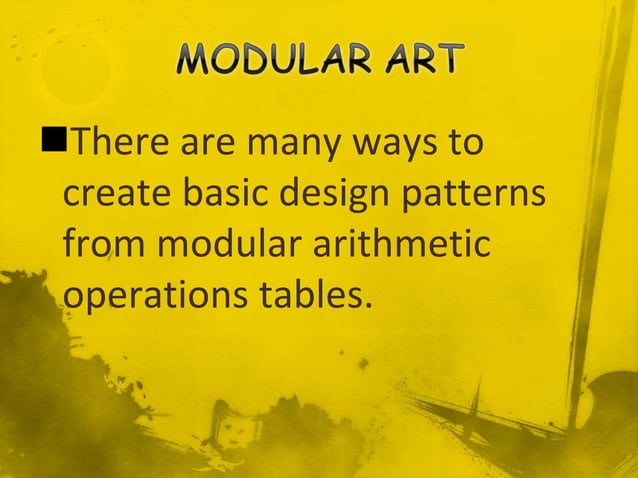 Modularart1 111202033452-phpapp01 | PPT