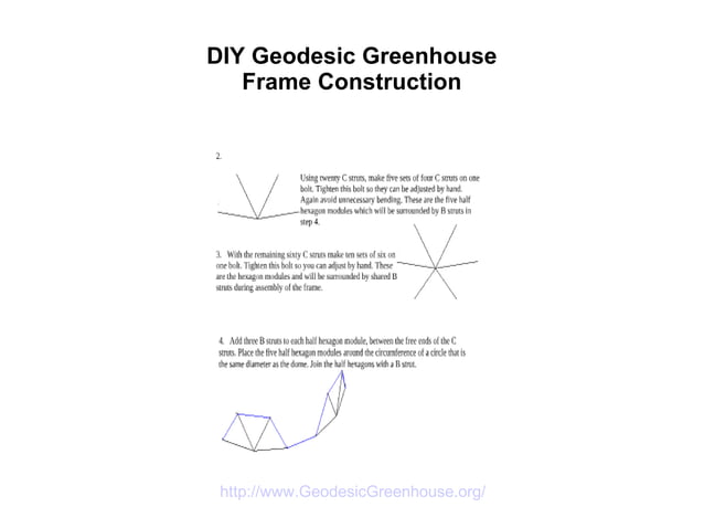 DIY Geodesic Dome Frame | PPT