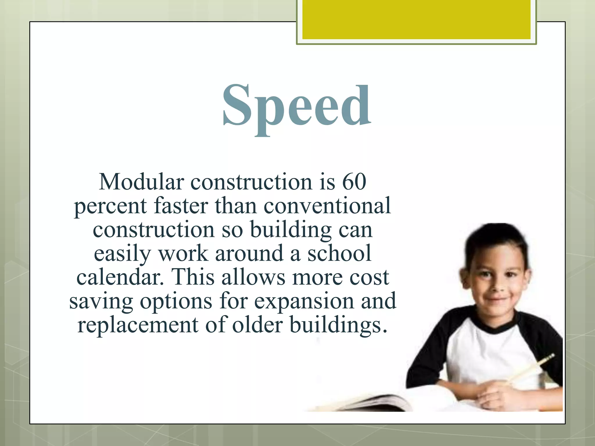 Modular Benefits for Education | PPTX