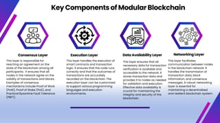 Modular Blockchain: A New Era in Blockchain Technology by Intelisync | PPTX