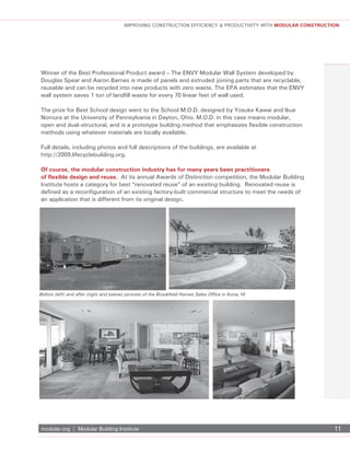 Modular building institute improving construction efficiency ...