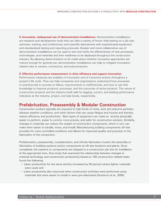 Modular building institute improving construction efficiency ...