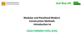 Modular Buildings, Panelisation and Pods | PPTX
