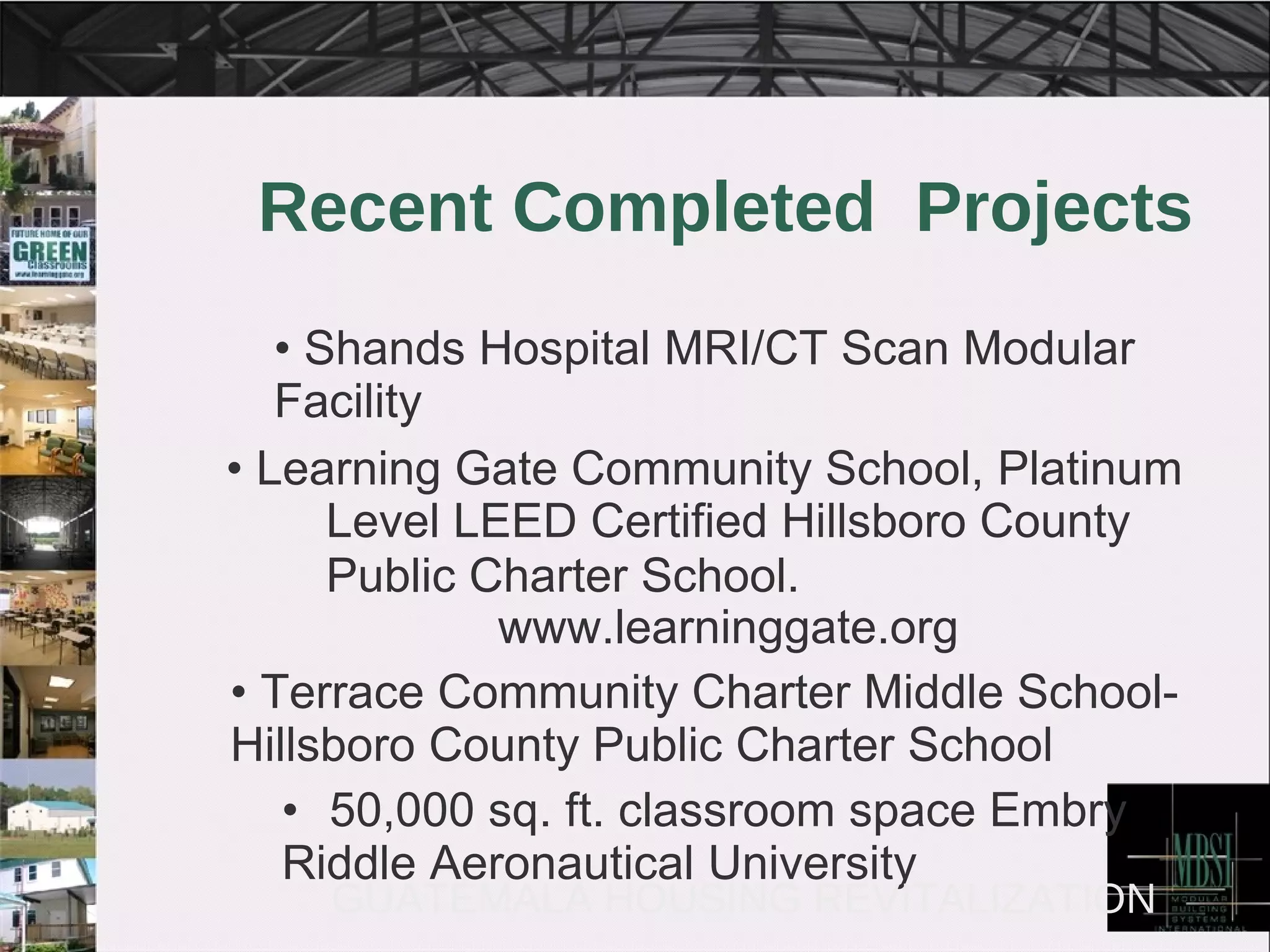 Modular building systems international (mbsi) modular buildings and ...