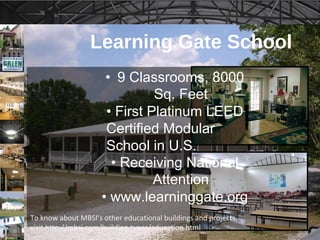 Modular building systems international (mbsi) modular buildings and ...