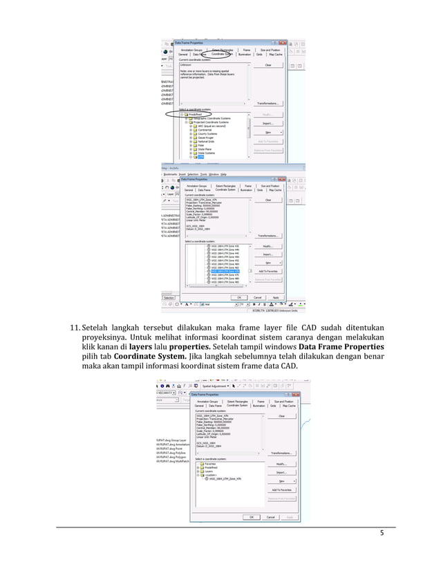 Modul arc gis dasar wawan hn | PDF