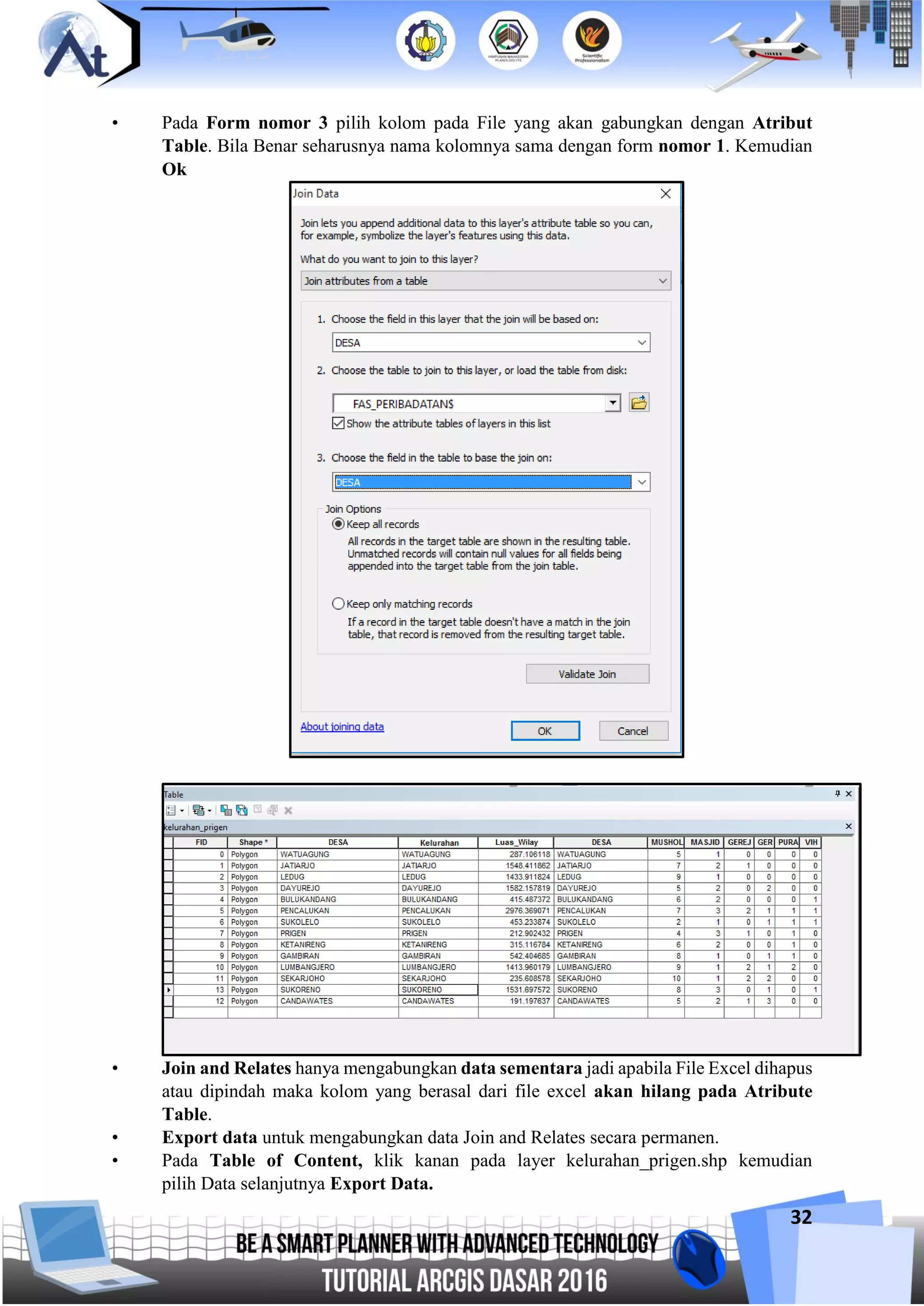 Modul arc gis tingkat dasar part 1 | PDF