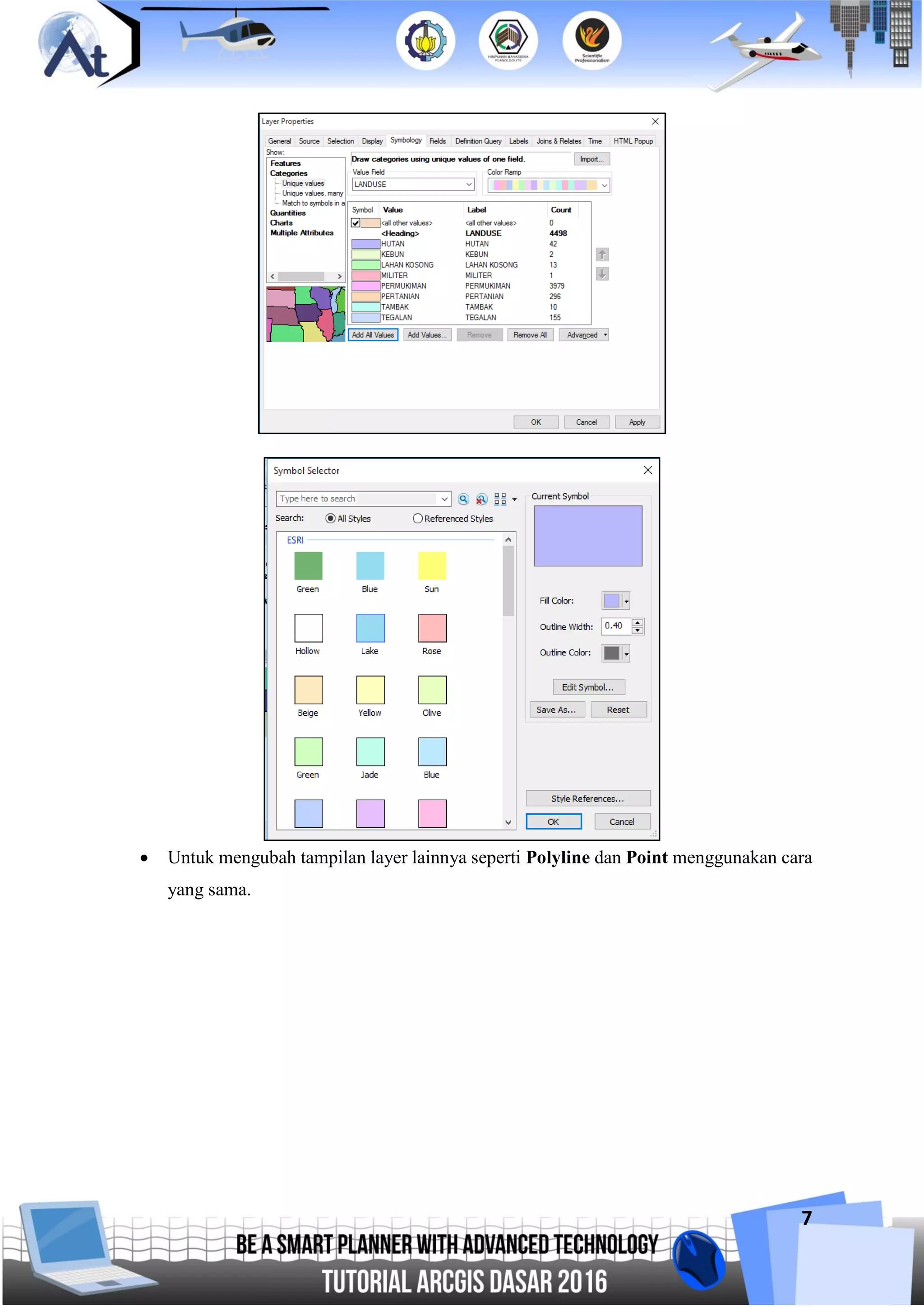 Modul arc gis tingkat dasar part 1 | PDF