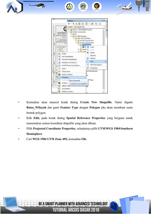 Modul arc gis tingkat dasar part 1 | PDF