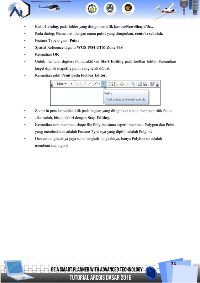 Modul arc gis tingkat dasar part 1 | PDF