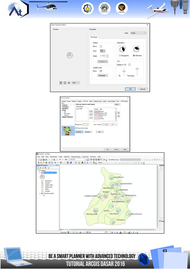 Modul arc gis tingkat dasar part 1 | PDF