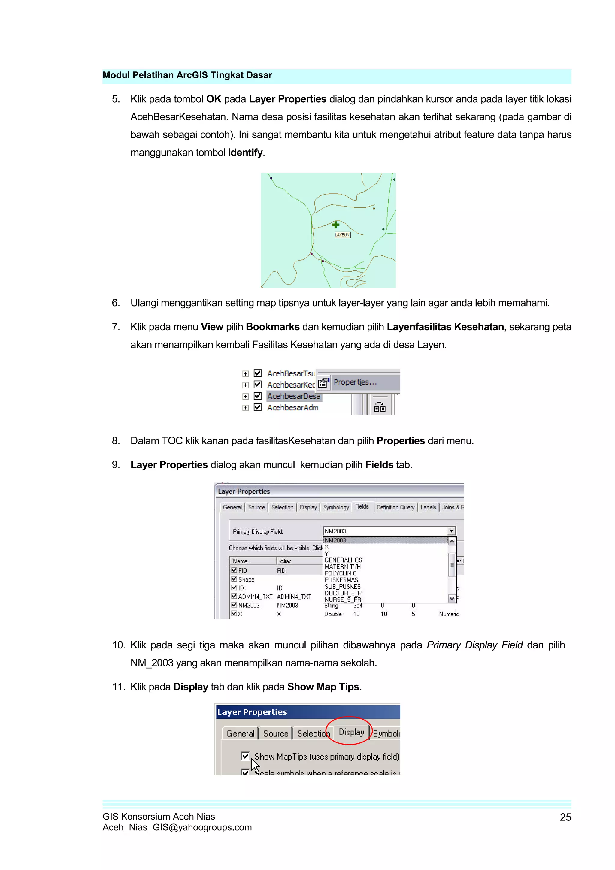 Modul arc gis tingkat dasar part 2 | PDF