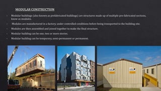 Modular construction | PPT | Free Download