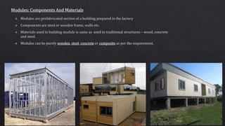 Modular construction | PPT | Free Download