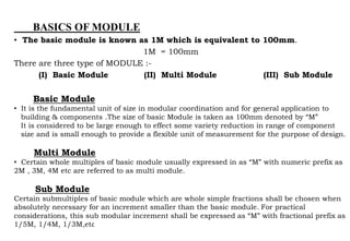 Modular coordination | PPTX